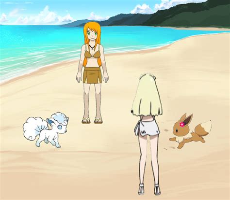 Pokemon Quest Emily Vs Lillie By Willdinomaster55 On Deviantart