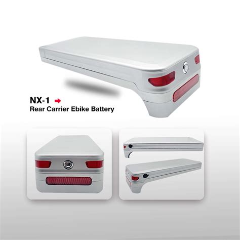 China 48v Rear Carrier E Bike Battery Manufacturers 48v Rear Carrier E