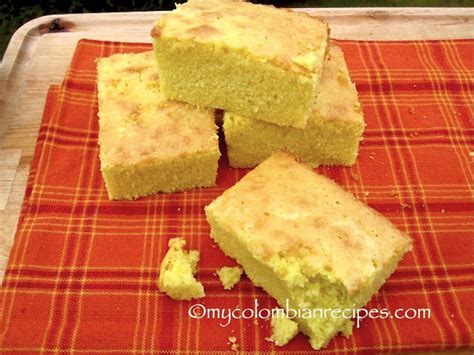 Mantecada Colombian Style Butter Corn Bread My Colombian Recipes