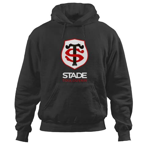 Toulouse Rugby Stadium Logotoulouse Rugby Stadium Logo Hoodies Sold By