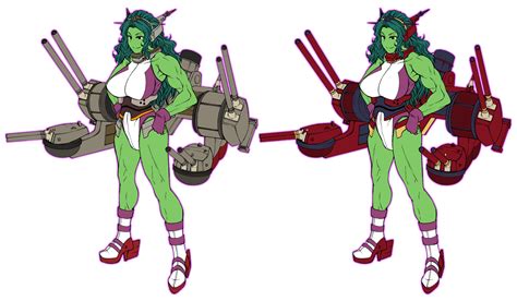 Nagato She Hulk And Jennifer Walters Kantai Collection And 1 More