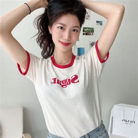 반짝할인 슈가 러블리 배색 반팔티 퍼프블라우스스핏셔츠린넨셔츠여름셔츠여름블라우스나시블라우스데일리베이직