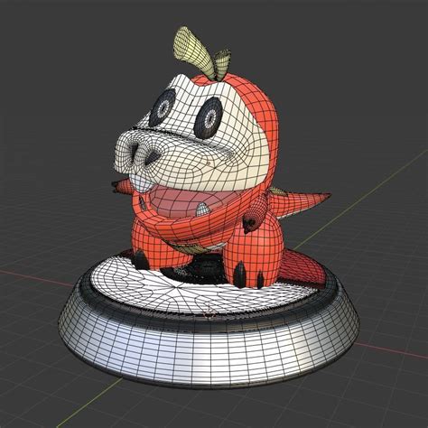 Fuecoco Pokemon 3d Model 3d Model Rigged Cgtrader