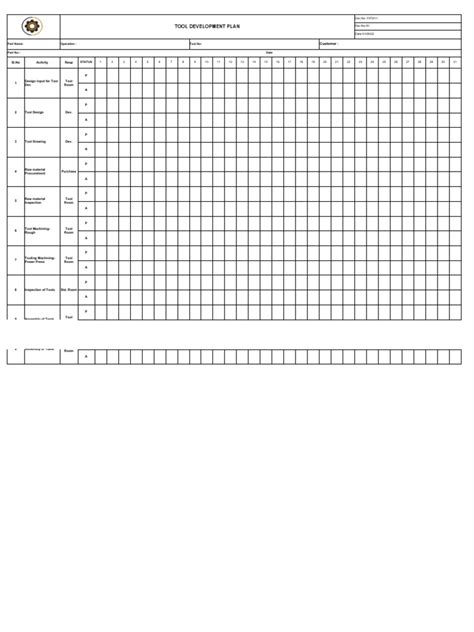 Development And Implementation Of A Tooling Plan Pdf Secondary