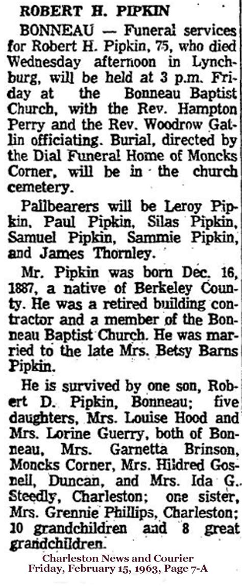 Robert Holroyd Pipkin 1887 1963 Find A Grave Memorial