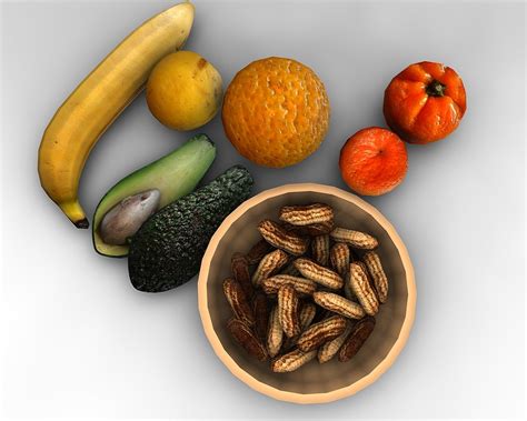 Nut Peanut Model Turbosquid 1256453