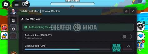 Phonk Clicker Script Fast Auto Clicker Gui Cheaterninja