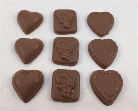 Heart Solid Chocolate Miniatures Fullers Candies