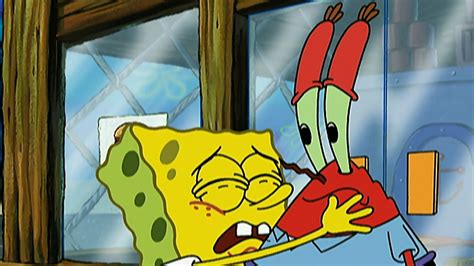 Spongebob And Mr Krabs Hugging Spongebob By Stacey 11 On Deviantart