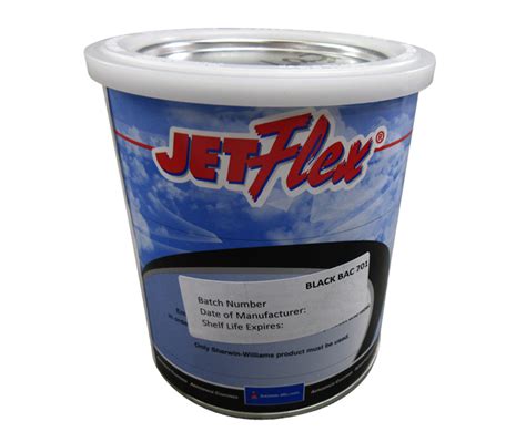 Sherwin Williams E09991 Jetflex Flat Bac701 Black Water Reducible Polyurethane Aircraft Interior