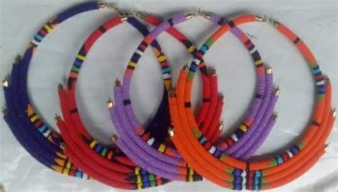 African Women Jewelry Maasai Necklaces Kenyan Neckpiece Handmade