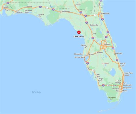 Cedar Keys Florida Map Florida Memory • U S Coast Survey Cedar
