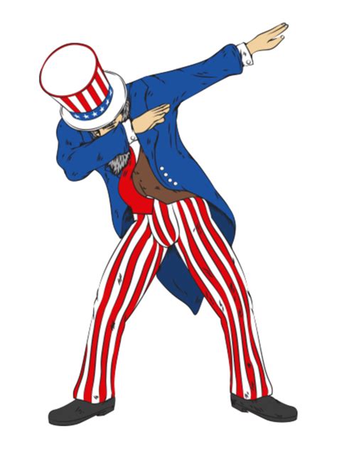 Dabbing Uncle Sam Dabbing Uncle Sam 4th Of July Design Inspire Uplift