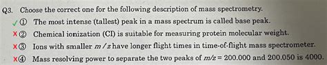 What Is The Mass Resolving Power Needed To Separate Peaks Of Mz 200