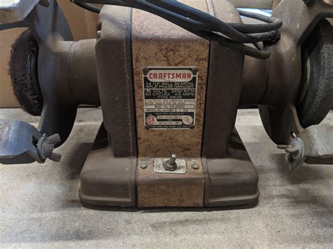 I Restored An Old Craftsman Bench Grinder R Vintagetools