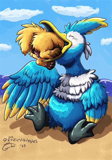 Rule 34 Absurd Res Avian Avian Feet Balls Beak Blue Body Bodily