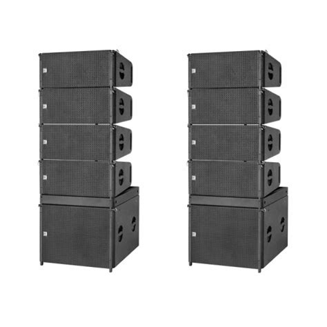 High Performance Line Array Speaker Active Dual 10 Inch Line Array