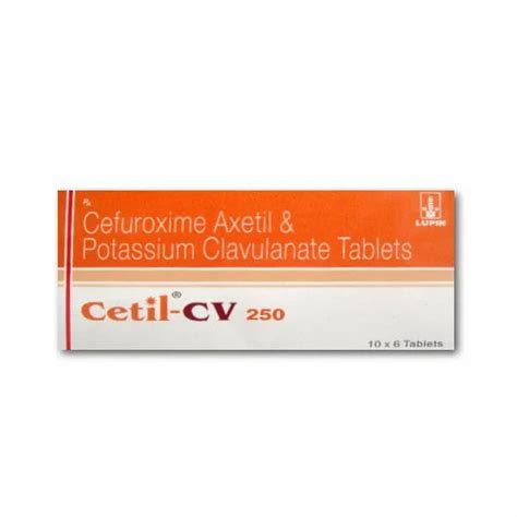 Cetil Cv 250 At ₹ 548 Stripe Zocef Cefuroxime Axetil 500mg In New Delhi Id 2853256643133