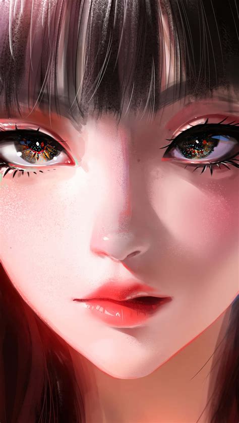 Download Portrait Photography Close Up Cute Ai Girl Wallpaper