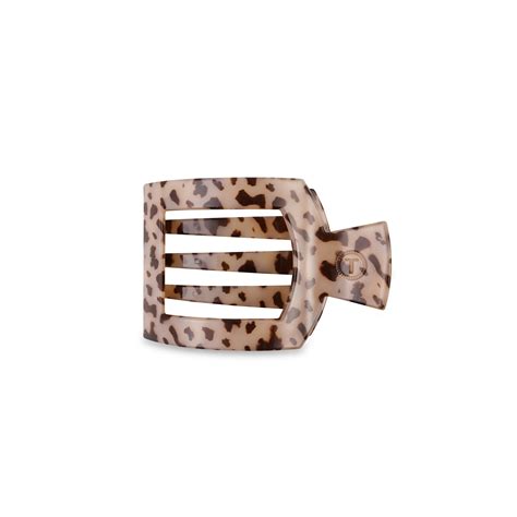 Blonde Tortoise Small Flat Square Hair Clip Login