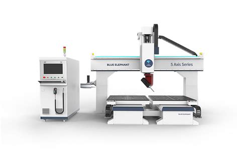 High Efficiency 5 Axis Cnc Router With Two Worktables
