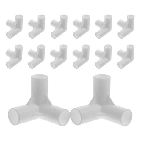 Frcolor 30pcs Canopy Support Fittings Tarp Canopy Connectors Plastic