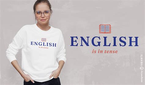 Funny English Learning Quote T Shirt Design Vector Download