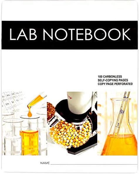 Pre Owned Barbakam Lab Notebook 100 Carbonless Pages Spiral Bound Copy Page Perforated