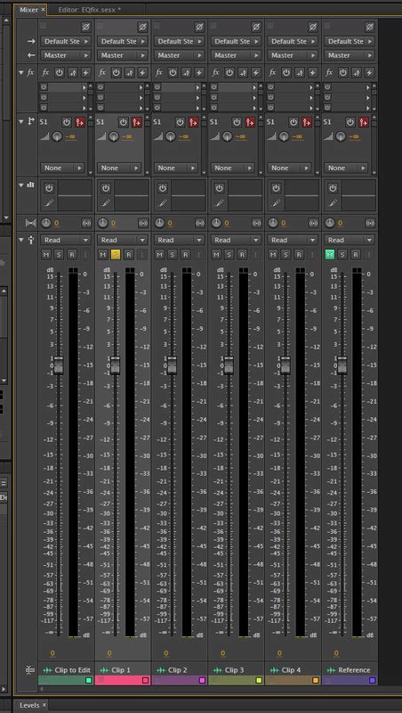 Eq Edits In Audition Soundclass