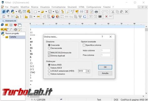 come eliminare le righe duplicate da un file di testo txt [turbolab it]