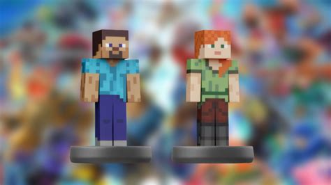 Unboxing De Las Figuras Amiibo De Steve Y Alex De Minecraft De La Colección Super Smash Bros