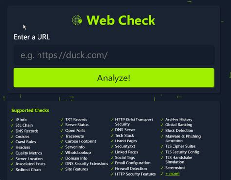 一款超酷、功能强大的一体化网站测试工具：web Check！！！webcheck Csdn博客