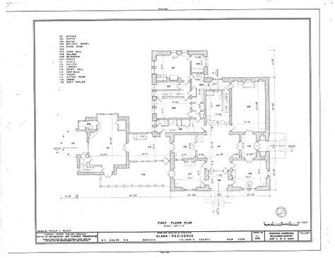 Habs Ny11 Hud1 Sheet 3 Of 15 Olana State Route 9g Hudson
