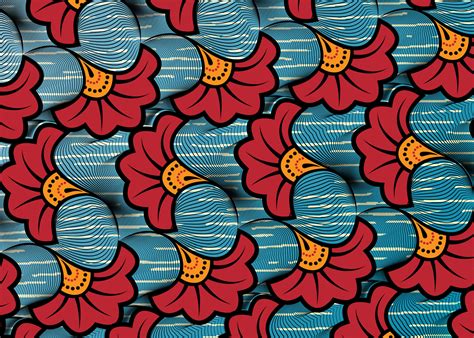 African Wax Print Fabric Ethnic Handmade Ornament Design Tribal