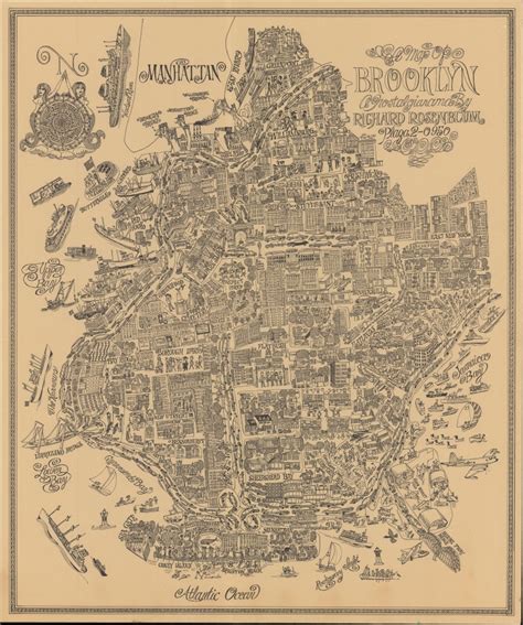 A Map Of Brooklyn A Nostalgiarama Geographicus Rare Antique Maps