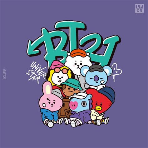 Line Friends Store On Twitter 경쾌한 그루브를 따라 자유롭게😎 Bt21 Street Mood 테마