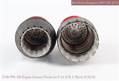 F 16ab F 16cd Block 253242 Pandw Exhaust Nozzle And After Burner Set