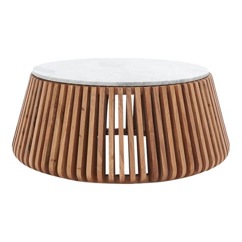 Luanne Marble Top Coffee Table Natural Light Grey Chairish