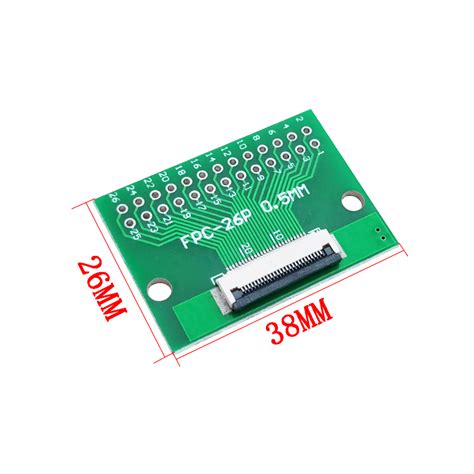 Fpc Circuit Board 0 5mm 26p Ffc Pcb Breakout Test Adapter • Mktechnic