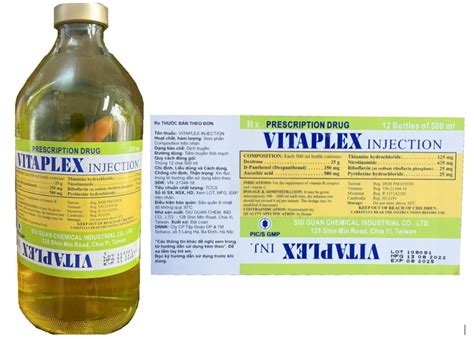 Dung Dịch Tiêm Truyền Vitaplex Injection