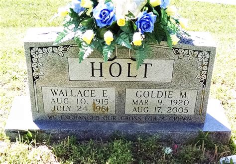 Wallace Elbert Holt 1915 1981 Find A Grave Memorial