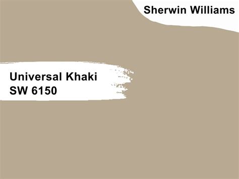 Sherwin Williams Universal Khaki Complementary Colors