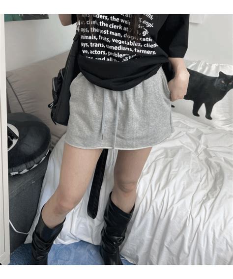 String Training Skirt Pants 에이블리