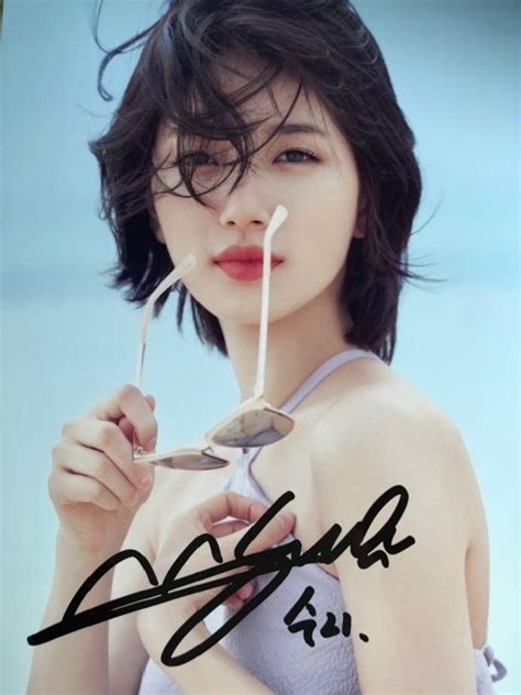Yahoo オークション ＜2l判127㎜×178㎜＞ ぺ・スジ 直筆サイン写真