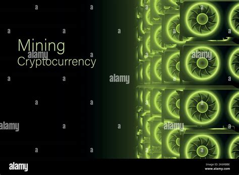 Cryptocurrency Mining Rig Stock Vector Images Alamy