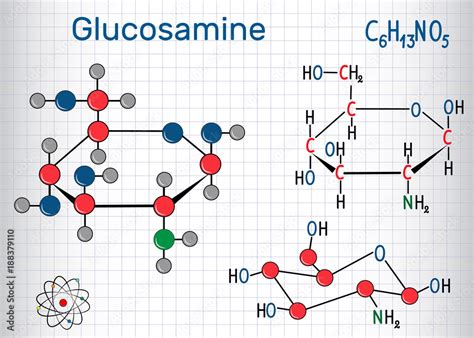 Glucosamine Molecule Is One Of The Most Abundant Monosaccharides Is