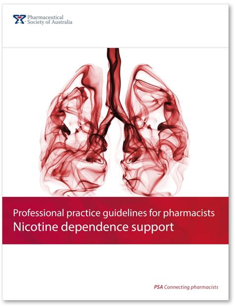 Professional Practice Guidelines For Pharmacists Nicotine Dependence
