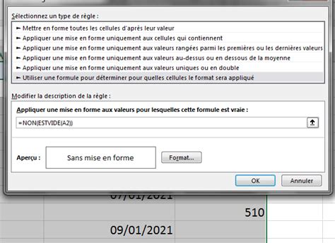 Tutoriel Excel Sélectionner toutes les cellules non vides