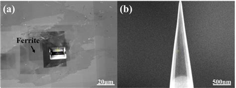 Focused Ion Beam Preparation Of An Apt Specimen In Ferrite Phase A