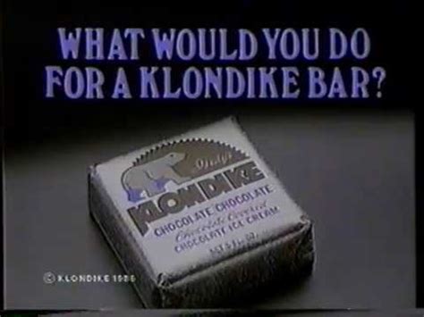 1986 Klondike Bar What Would You Do Tv Commercial Youtube